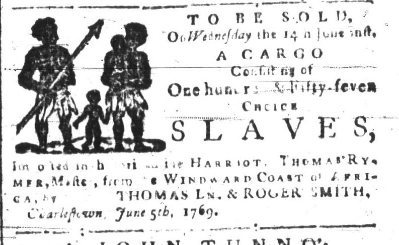 Slavery Advertisements Published June 12, 1769 | The Adverts 250 Project