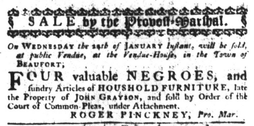Slavery Advertisements Published January 4, 1770 | The Adverts 250 Project