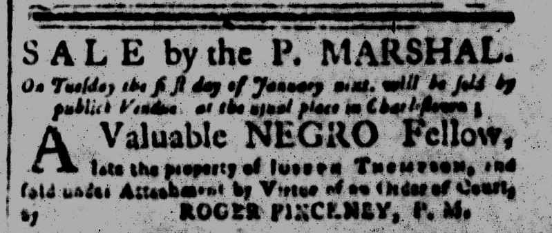 Slavery Advertisements Published December 19, 1770 | The Adverts 250 ...