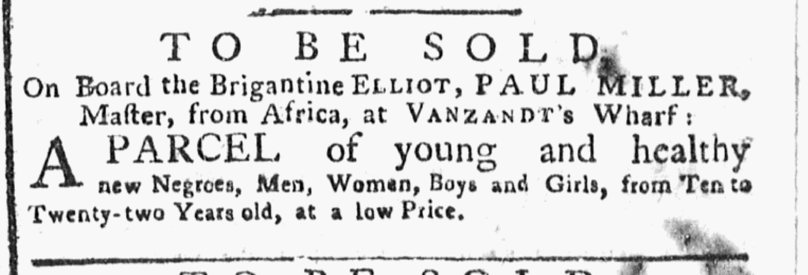 Slavery Advertisements Published August 13, 1770 | The Adverts 250 Project