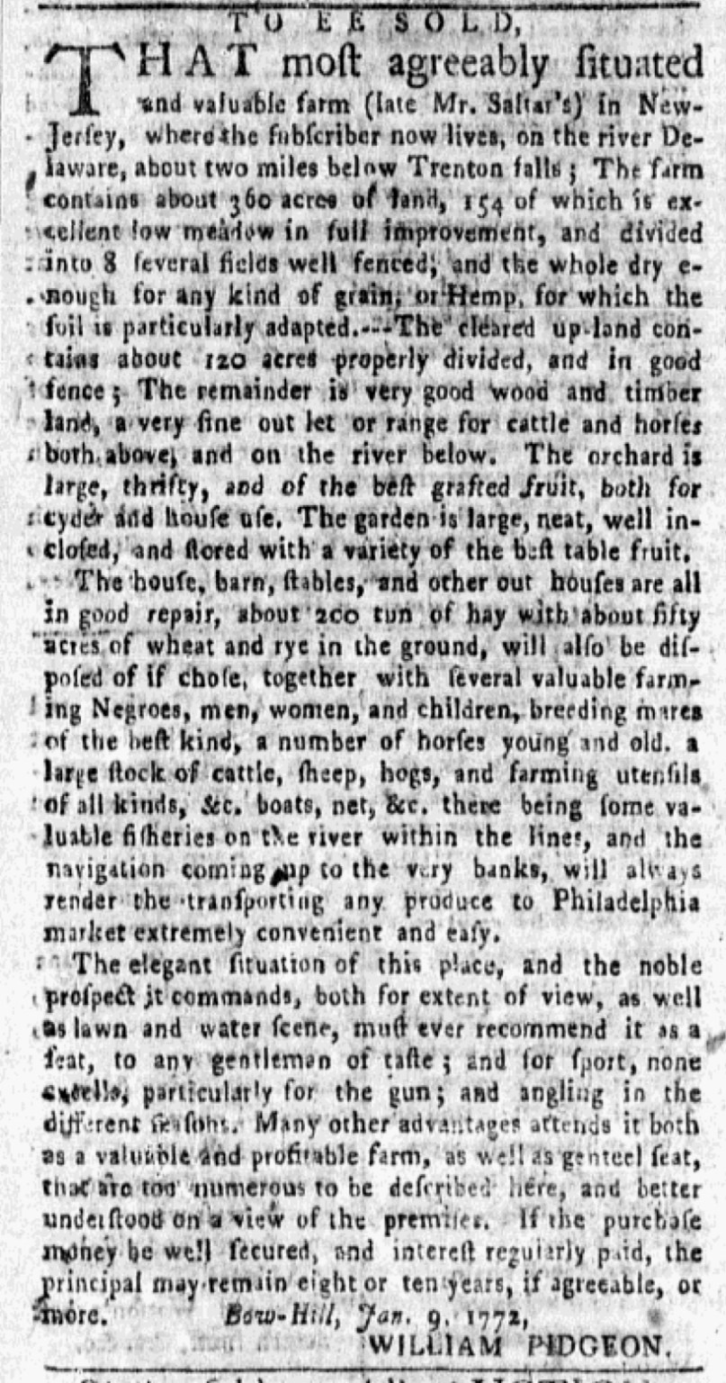 The Adverts 250 Project | An Exploration of Advertising in Colonial ...