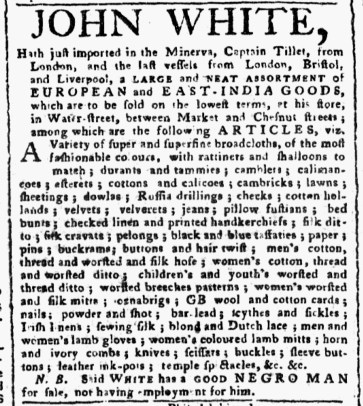 The Adverts 250 Project | An Exploration of Advertising in Colonial ...