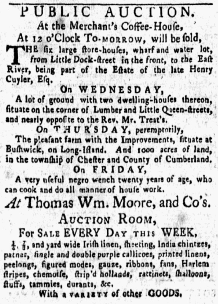 The Adverts 250 Project | An Exploration of Advertising in Colonial ...