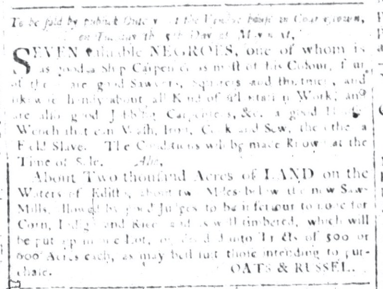 The Adverts 250 Project | An Exploration of Advertising in Colonial ...