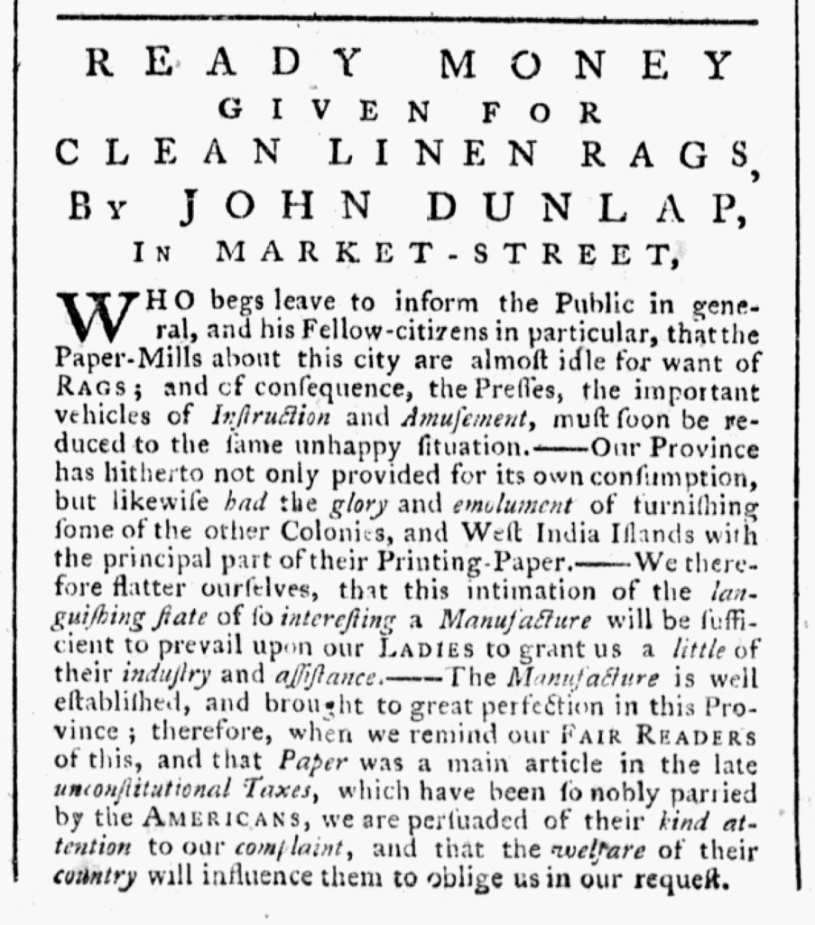 The Adverts 250 Project | An Exploration of Advertising in Colonial ...