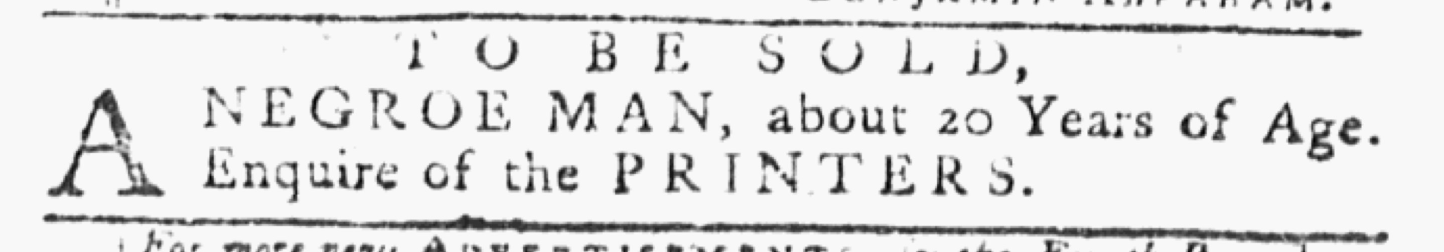 The Adverts 250 Project | An Exploration of Advertising in Colonial ...
