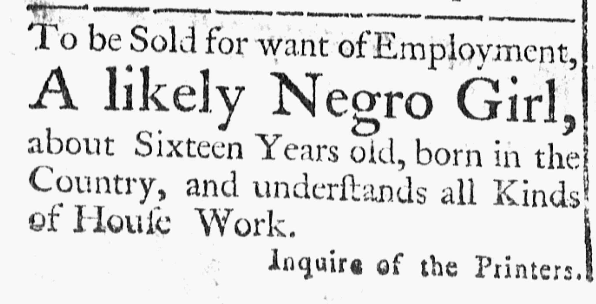 The Adverts 250 Project | An Exploration of Advertising in Colonial ...