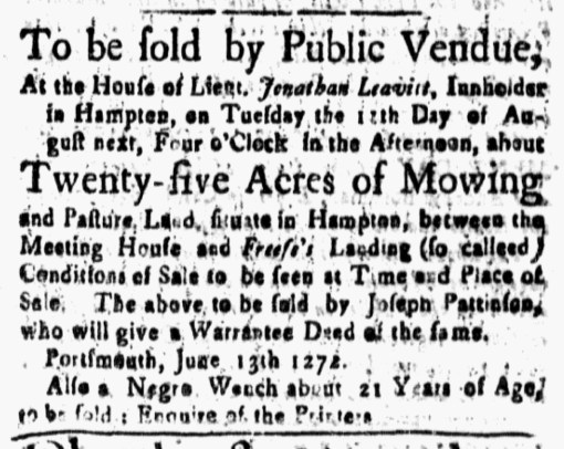 The Adverts 250 Project | An Exploration of Advertising in Colonial ...