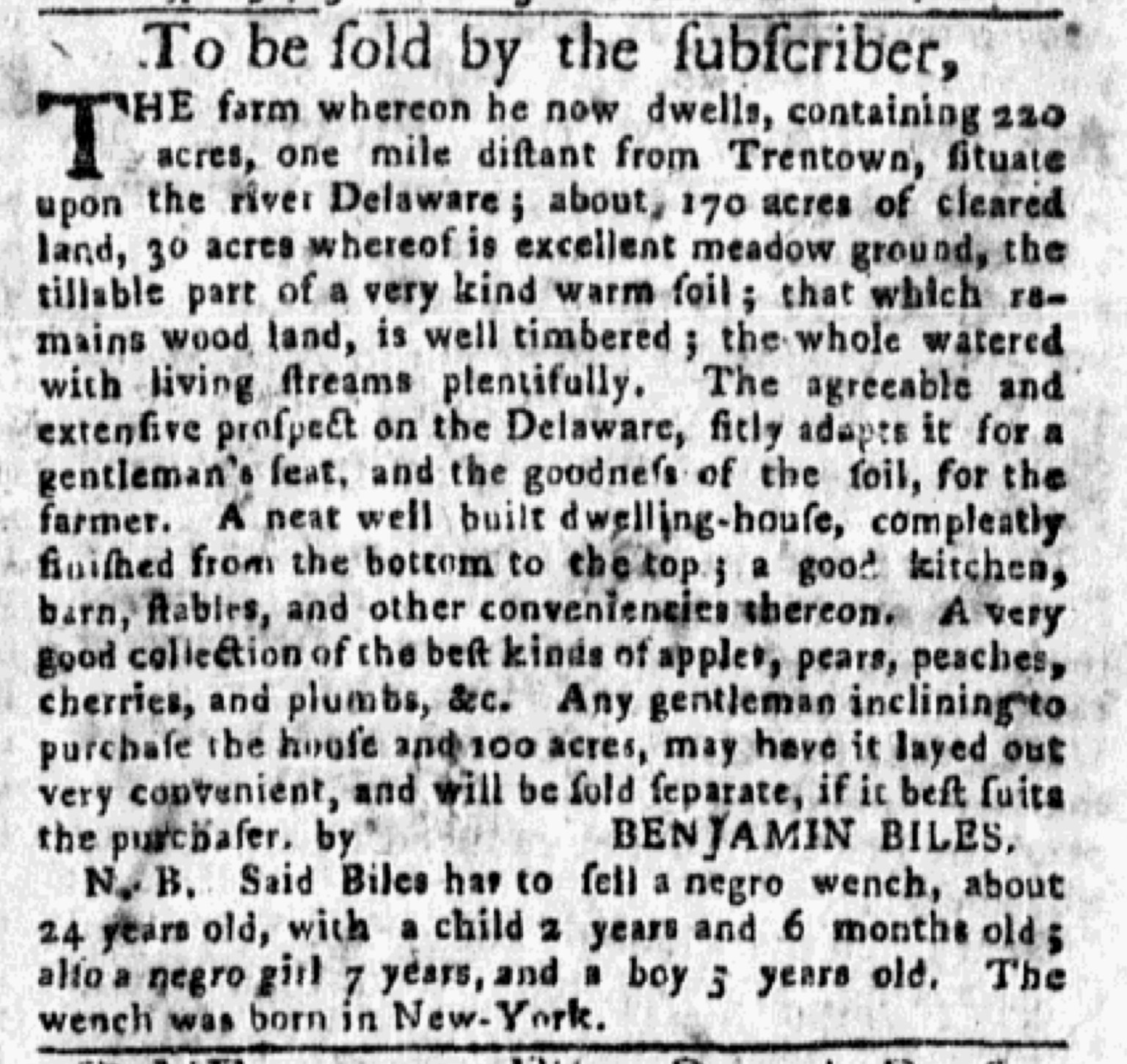 The Adverts 250 Project | An Exploration of Advertising in Colonial ...