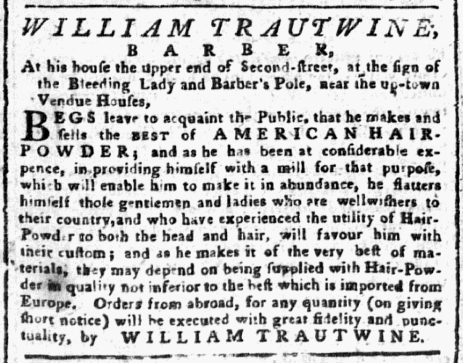 The Adverts 250 Project | An Exploration of Advertising in Colonial ...