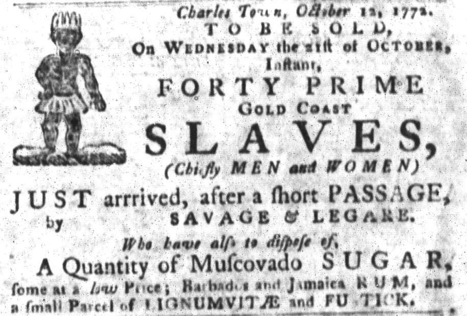 Slavery Advertisements Published October 13, 1772 | The Adverts 250 Project
