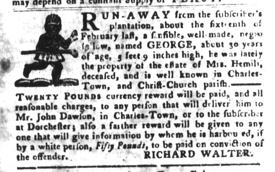 Slavery Advertisements Published November 24, 1772 | The Adverts 250 ...