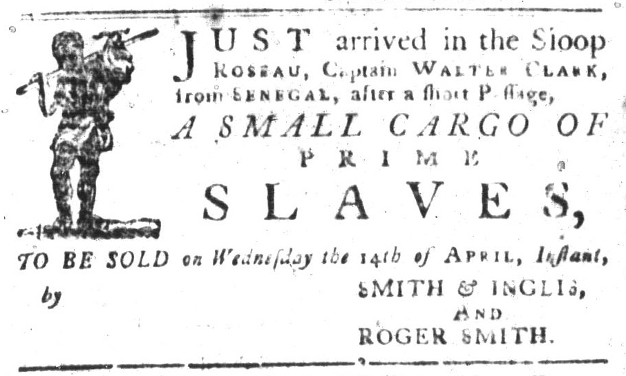 Slavery Advertisements Published April 6, 1773 | The Adverts 250 Project