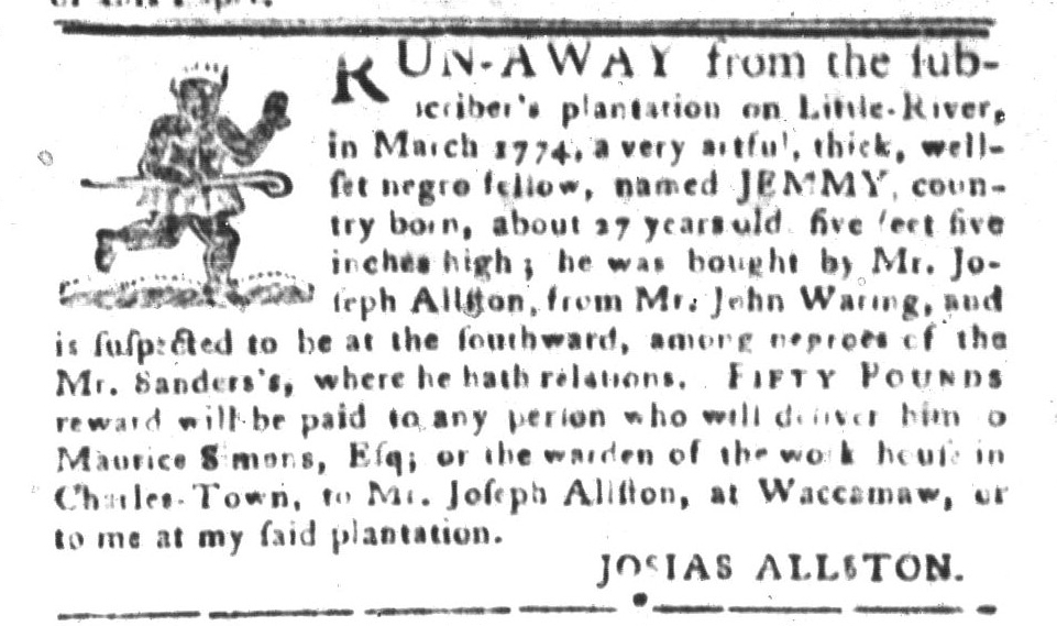 Slavery Advertisements Published June 6, 1775 | The Adverts 250 Project